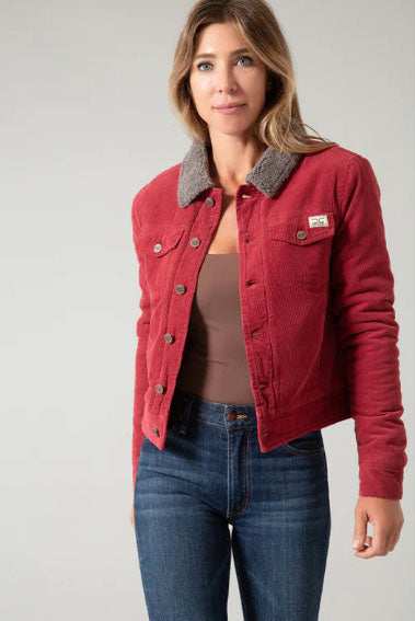 Kimes ranch Women's Winslow Sherpa Jacket Rust Cord – Gavel Western Wear