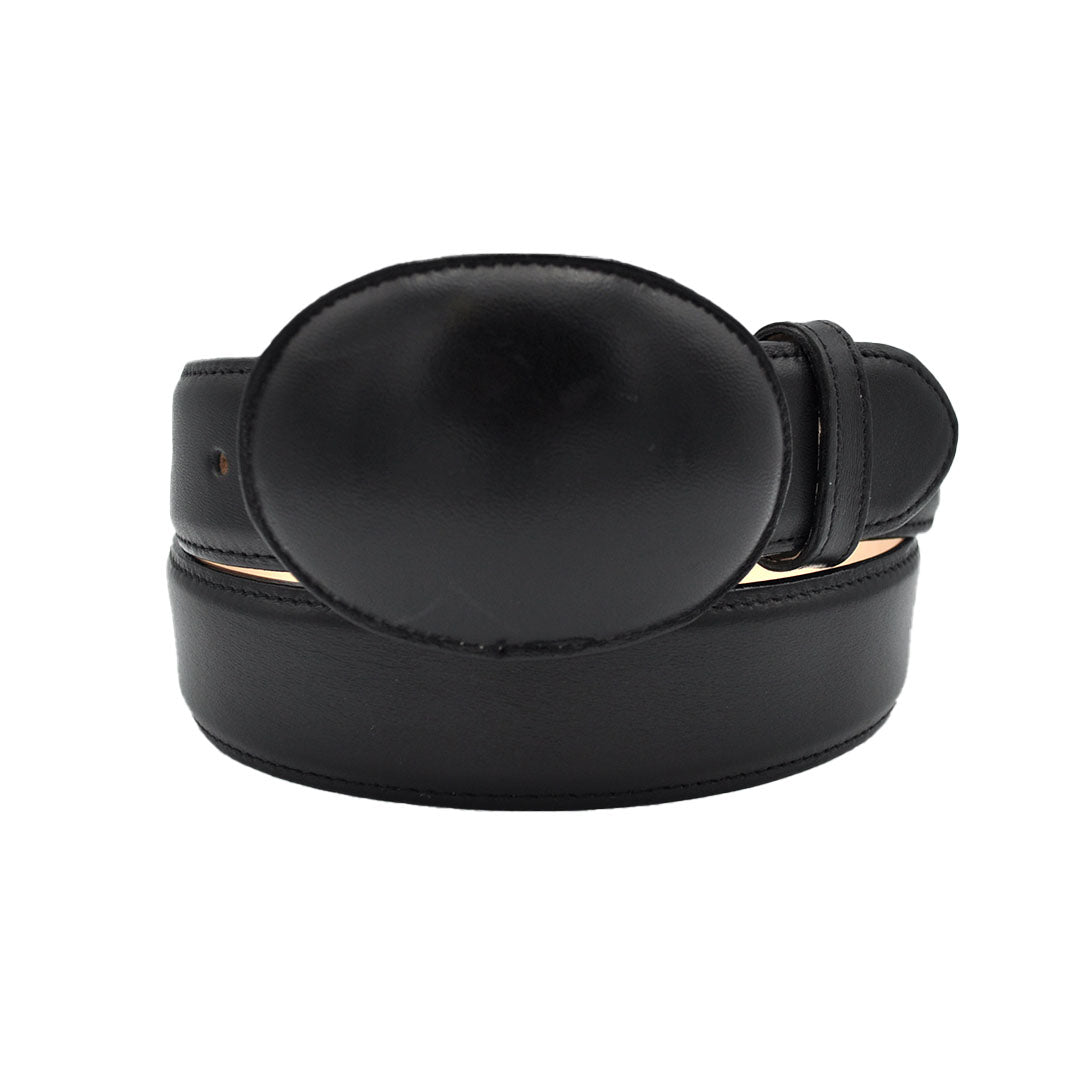 Gavel Men's Goatskin Western Belt - Black – Gavel Western Wear